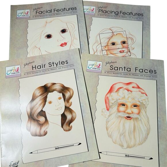 Office | Jillybeans Guide Drawing Faces Lot 4 Placing Facial Features ...